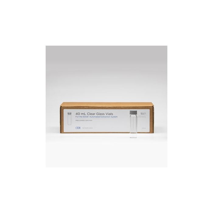 40 mL Clear Glass Collection Vials