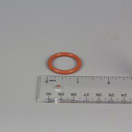 Red-Orange Silicone O-Ring