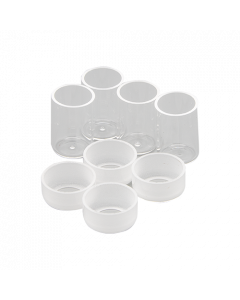 Self Sealing Quartz Crucibles, Set of 4